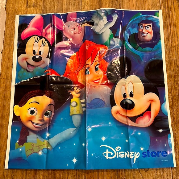 Disney | Bags | Disney Store Big Multicolored Shopping Bag | Poshmark